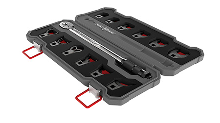 Real Avid AVMF13WS Master -Fit 13 Piece Crowfoot Wrench Set Gray/Red AR ...