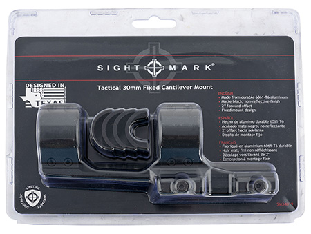 Sightmark SM34019 Tactical 30mm Fixed Cantilever Scope Mount/Ring Combo ...