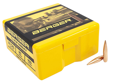 Berger Bullets 22422 VLD Target Long Range 22 Cal .224 80 Gr Secant ...