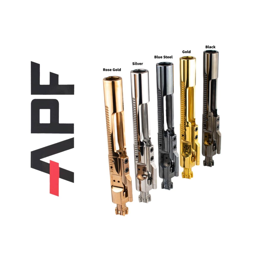 APF Armory M16 Bolt Carrier Group SP4 5.56/223/300 BLK Blue Steel ...