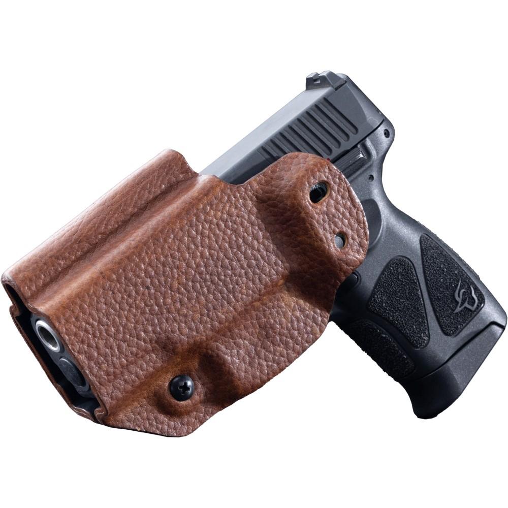 Mission First Tactical Leather Hybrid IWB/OWB Holster For Taurus PT111 ...