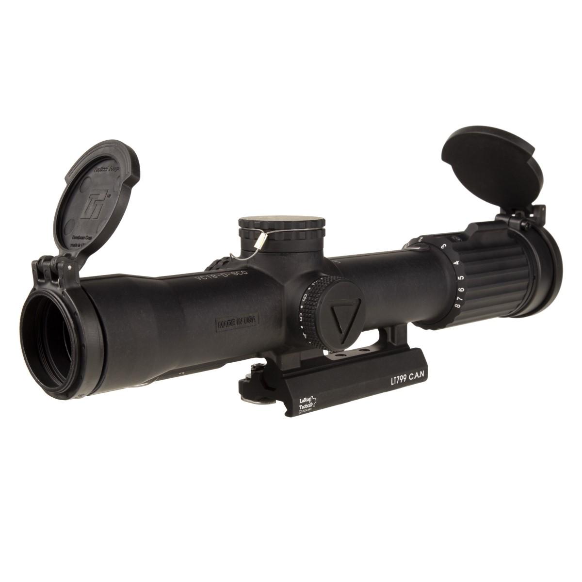 Trijicon SCO VCOG Rifle Scope 1-8x28 FFP Red MRAD Tree Illum. Black ...