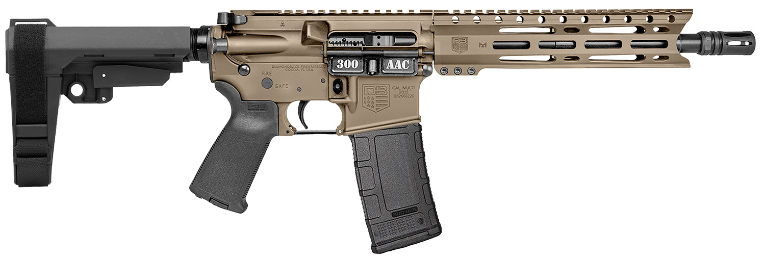 Diamondback DB1916B061 DB15 300 AAC 30+1 10" Flat Dark Earth Cerakote ...