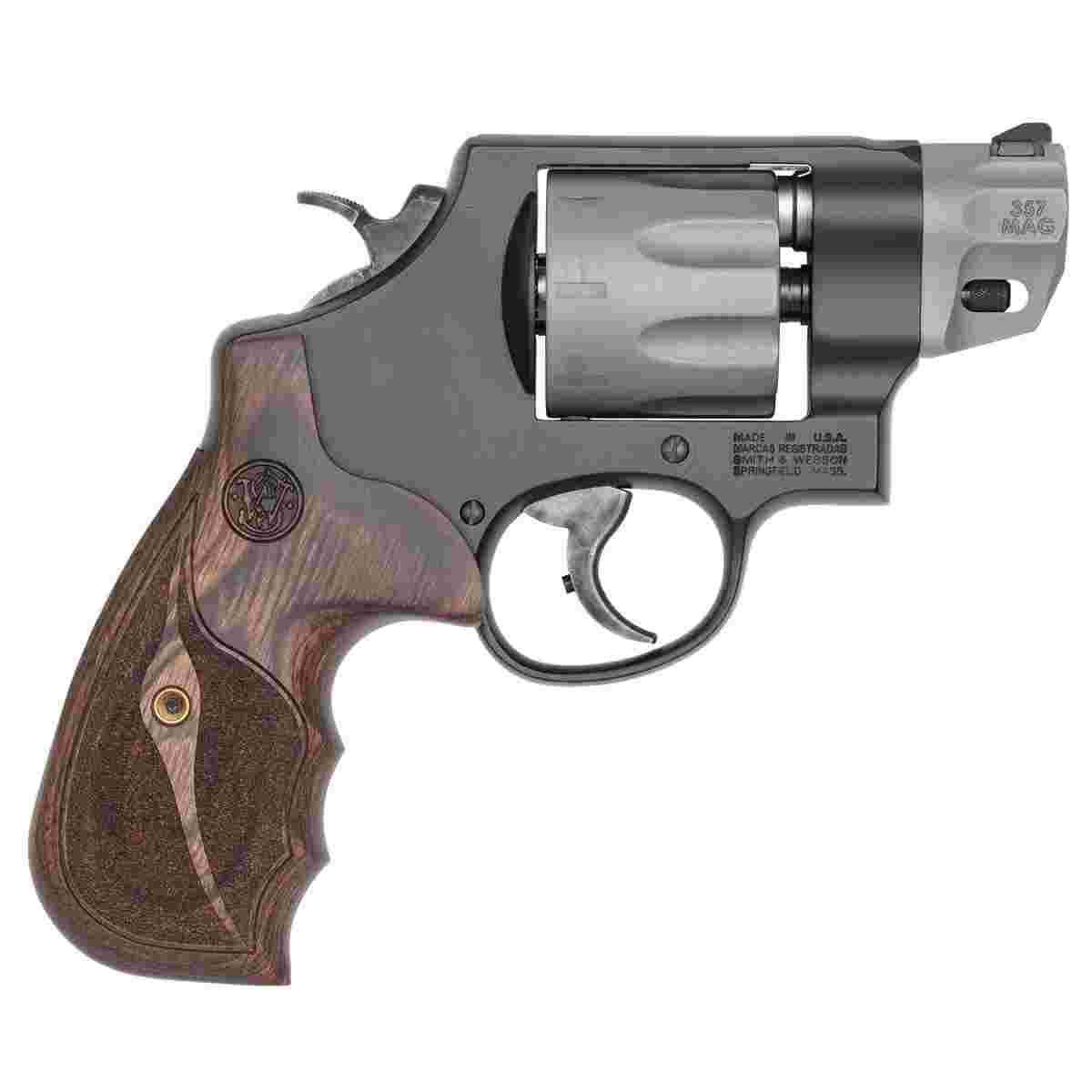 S&W PC Model 327 Handgun .357 Mag 8rd Capacity 2" Barrel Scandium Frame ...