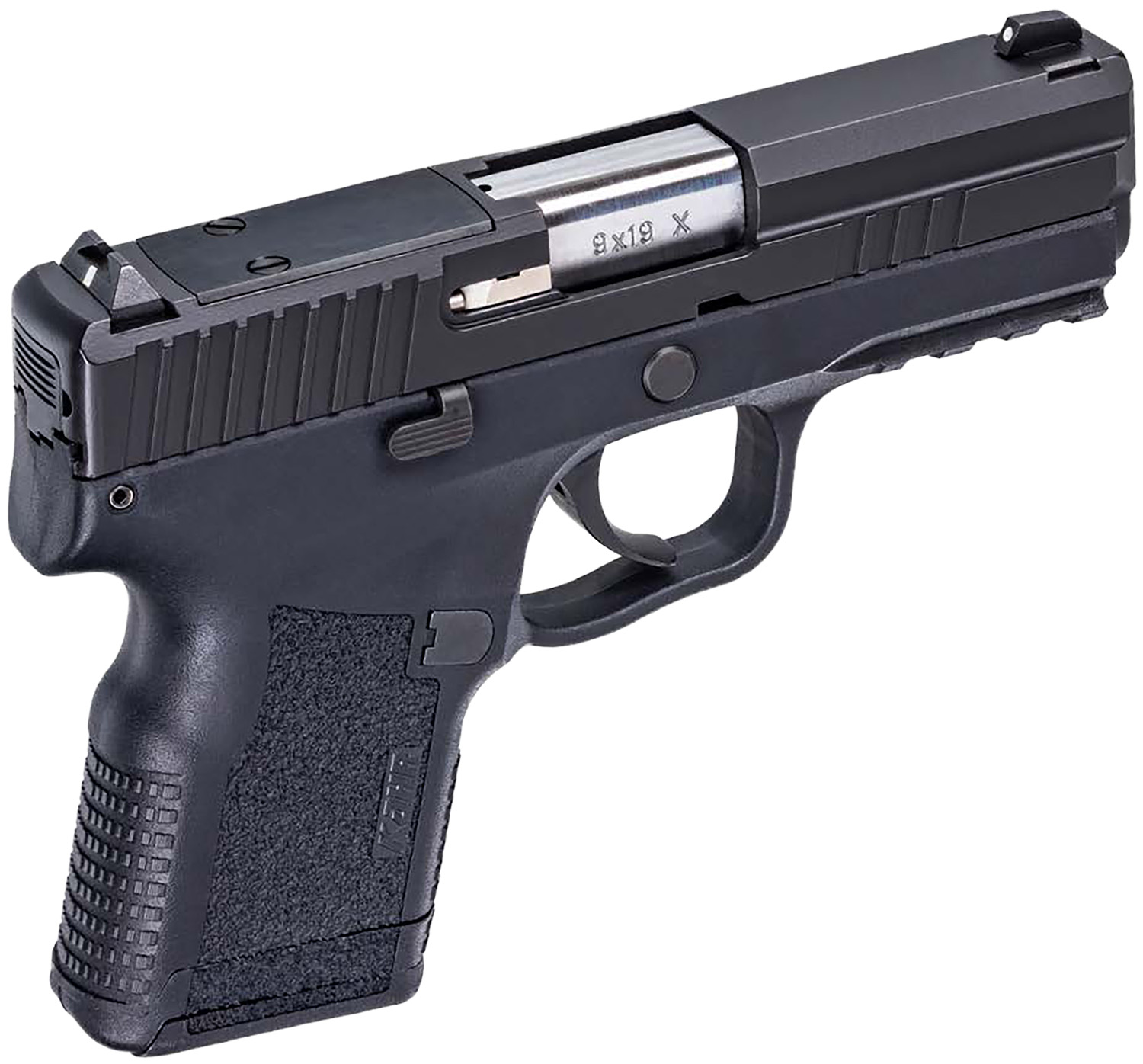 Kahr Arms KX9094RD10 X9 9mm Luger 10+1 3.54" Stainless Steel Barrel, Blackened Optic Ready ...