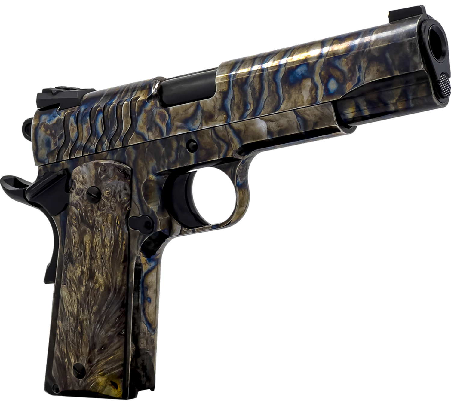 Dickinson LLC DCKSN45FS 1911 Premium Fireball 45 ACP 9+1 5" Black Steel ...