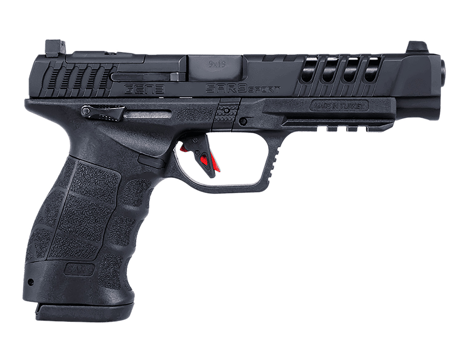 SAR USA SARSPTG3BL SAR9 Sport Gen3 9mm Luger 19+1 5.20" Black Steel ...