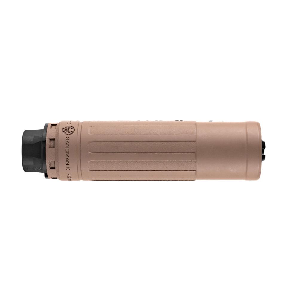 Dead Air Sandman X 7.62mm Xeno Mount Suppressor - .30 Cal FDE Full Auto ...