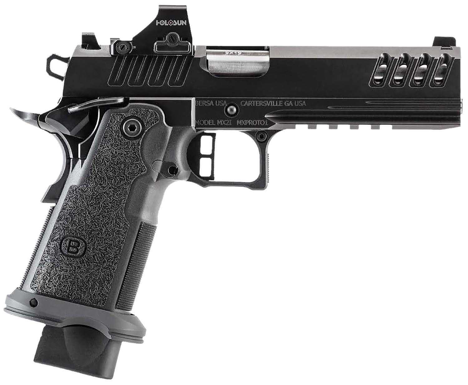 Talon Armament M2XIO5BBFN M2XI 9mm Luger 22+1 5" Match Grade Bull ...