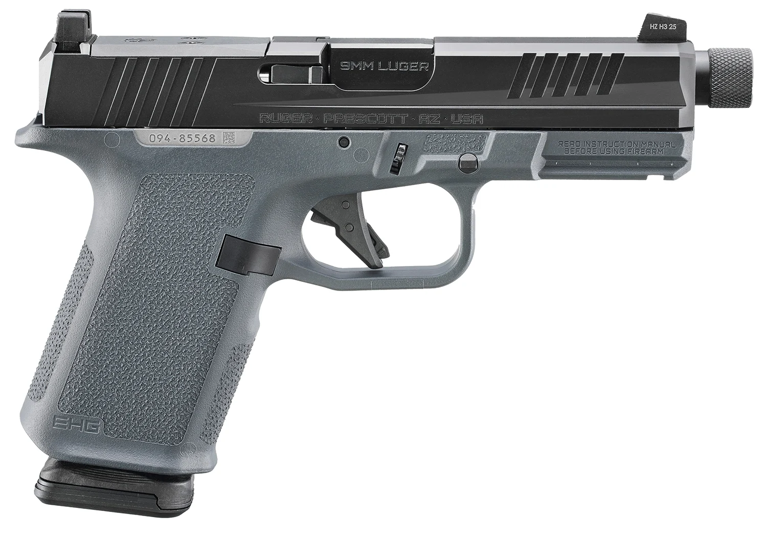 Ruger 19412 RXM 9mm Luger 15+1 4" Black FNC Nitride Threaded Barrel ...