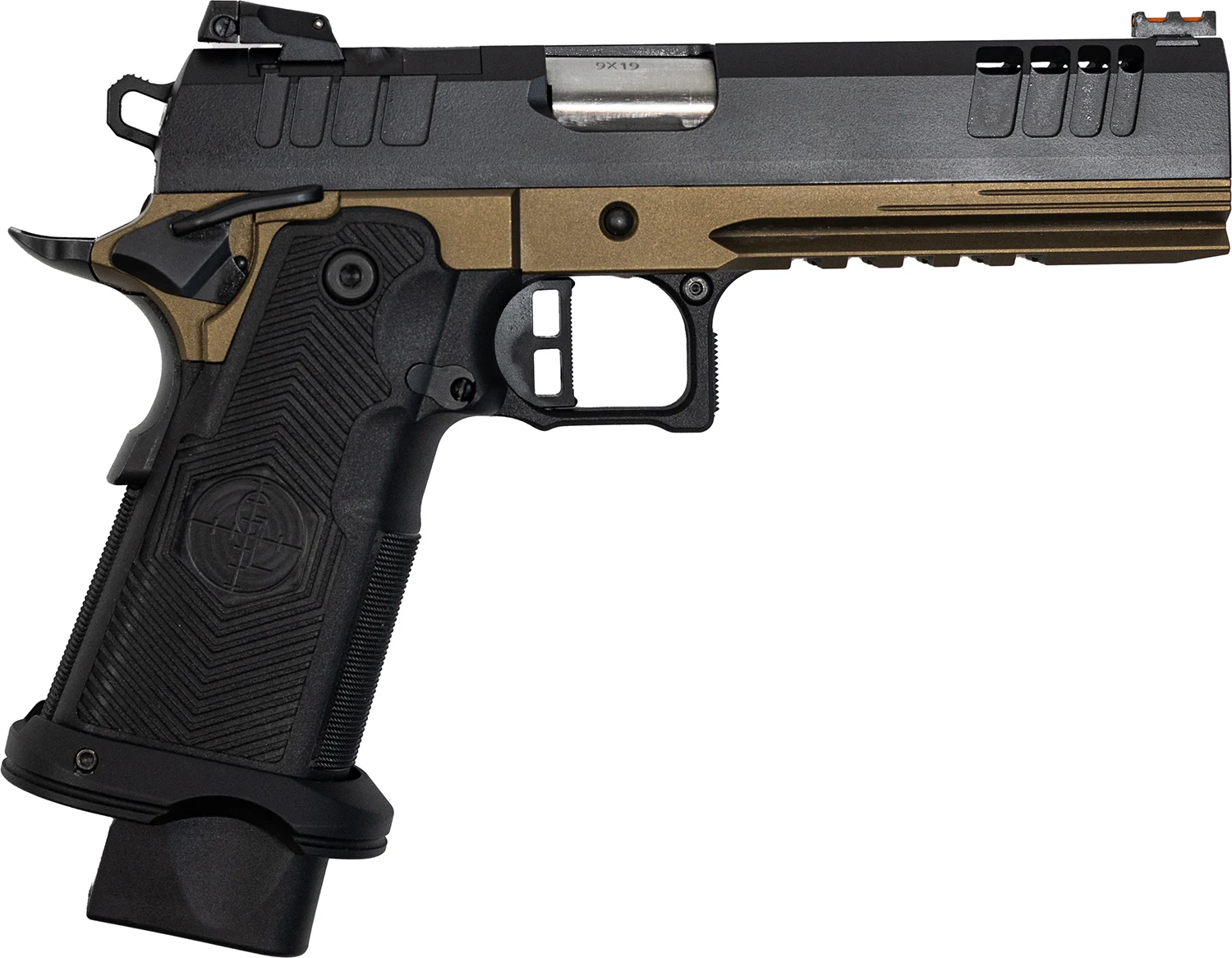 Great Lakes Firearms GL1911DS9FSSBRZ 1911 DS Synergy 9mm Luger 20+1 5 ...
