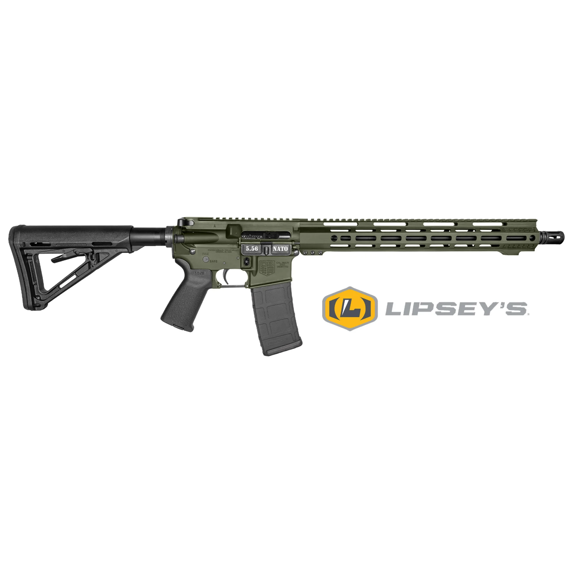 DIAMONDBACK FIREARMS DB15 5.56MM 16" ODG 15" MLOK For Sale | Elite Firearms